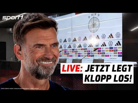 Klopp-Vorstellung RE-LIVE! 🔴 Sein erster Bundestrainer-Auftritt in voller Länge | SPORT1