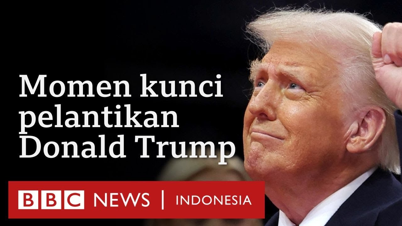 Pelantikan Donald Trump: Dari ciuman terhalang topi hingga pembangunan ...