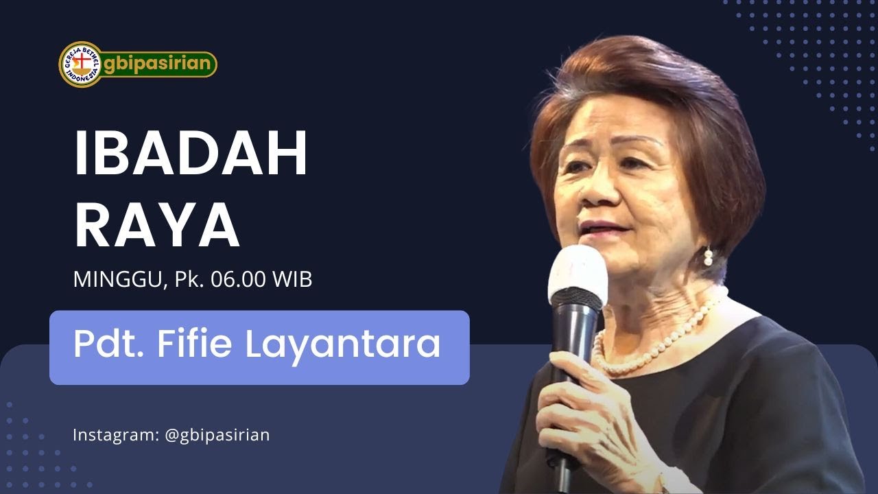 Ibadah Raya GBI Pasirian, 2 Februari 2025 | Pdt. Fifie Layantara - YouTube