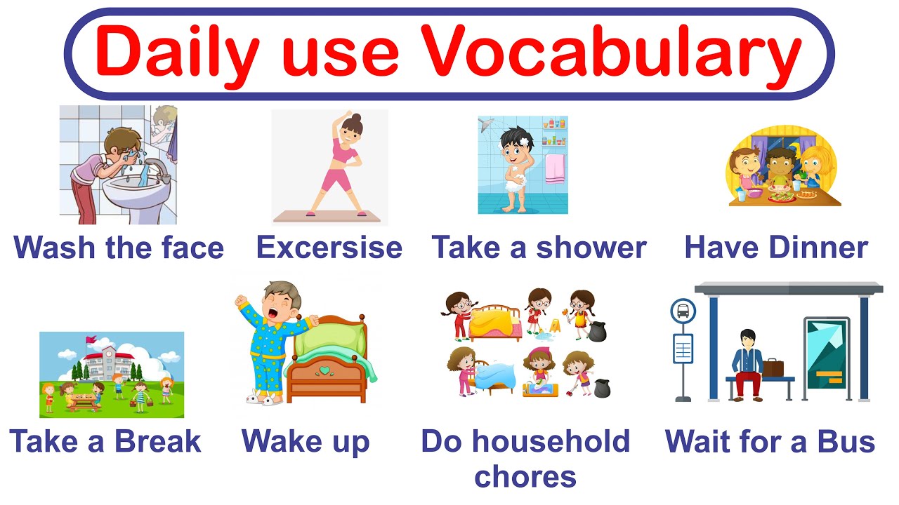 Learn 40+ Essential Daily Routine Vocabulary Words With Example ...