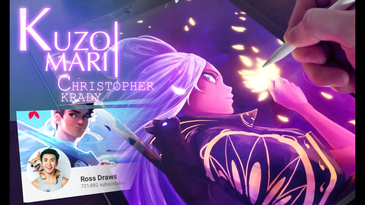 Ross Draws NIMA Speed drawing - Speedpaint on Ipad pro - Anime Manga ...