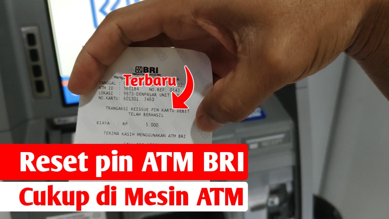 Cara Reset Pin ATM BRI Terblokir Tanpa Ke Bank - YouTube