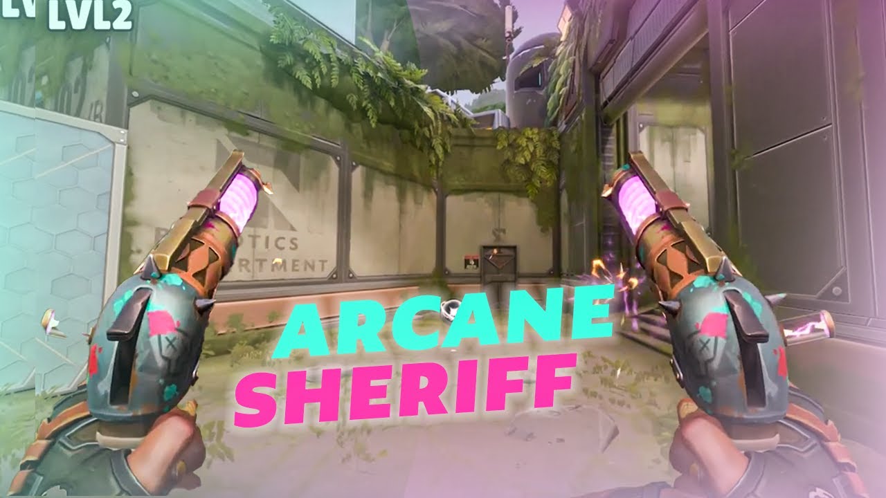 NEW ARCANE SHERIFF IN GAME SHOWCASE! l VALORANT NEW SKINS - YouTube