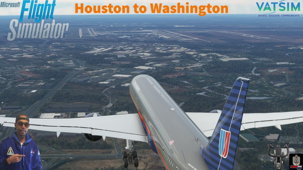 MSFS | TCA Boeing Yoke | 787-10 | Control(s) & Face Cam | United ...