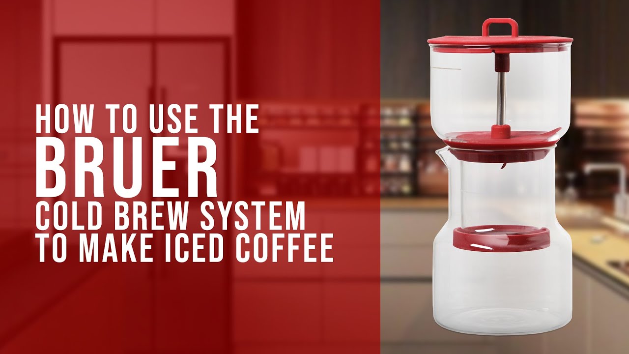 Using the Bruer Cold Brew System to Make Iced Coffee - YouTube