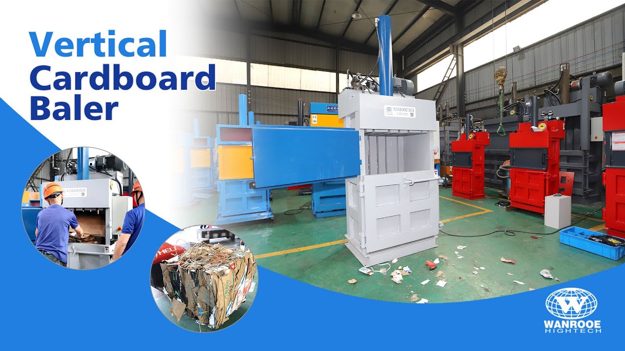 100-2000kg/h Waste Paper Baling Machine Cardboard Baling Machine ...