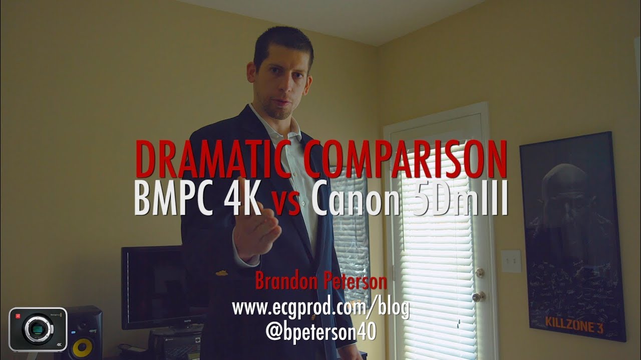 Dramatic Comparison: BMPC 4K vs Canon 5DmIII - YouTube