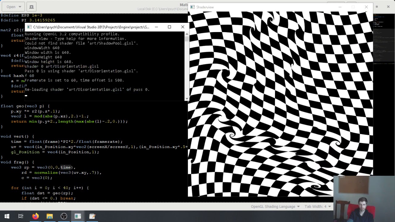 Daily GLSL Shader Art(March 11 2020 Live Stream) - YouTube