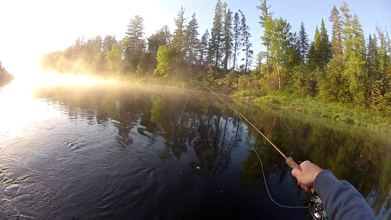 15 lb salmon on a bomber near Juniper on SW Miramichi, NB - YouTube