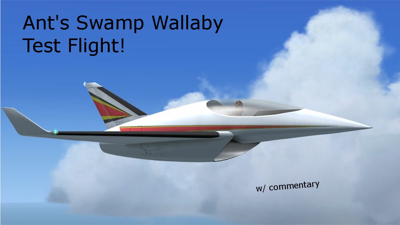 Swamp Wallaby Plane | Test Flight w/ Commentary - YouTube
