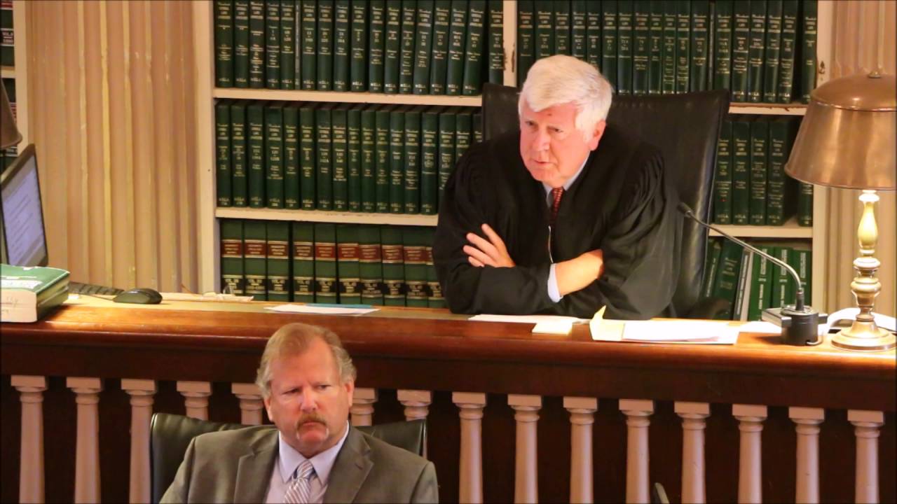 Barry Wilson, Criminal Defense Attorney for Anthony Russ, brings up the ...