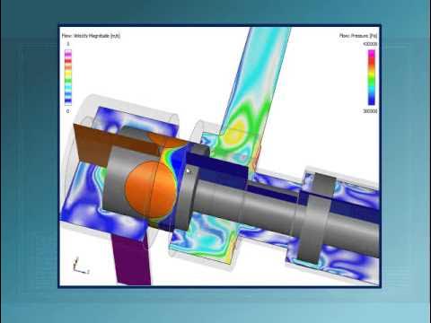 SpoolValve CFD Simulation Demo using PumpLinx - YouTube