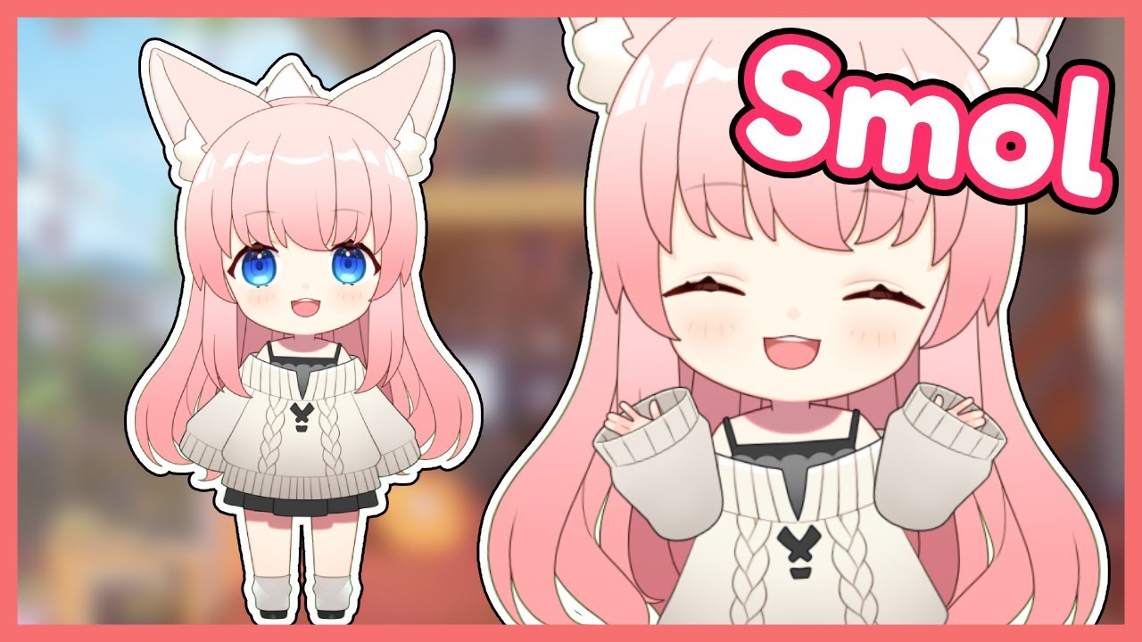 MochiiMochii Shows Off Her New Chibi Model - YouTube