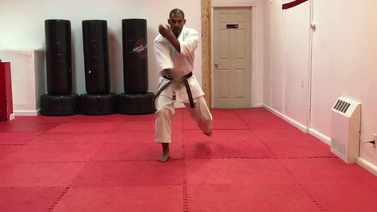 Chinte (Slow Speed)- Shotokan Kata by Brandon Abdullah - YouTube