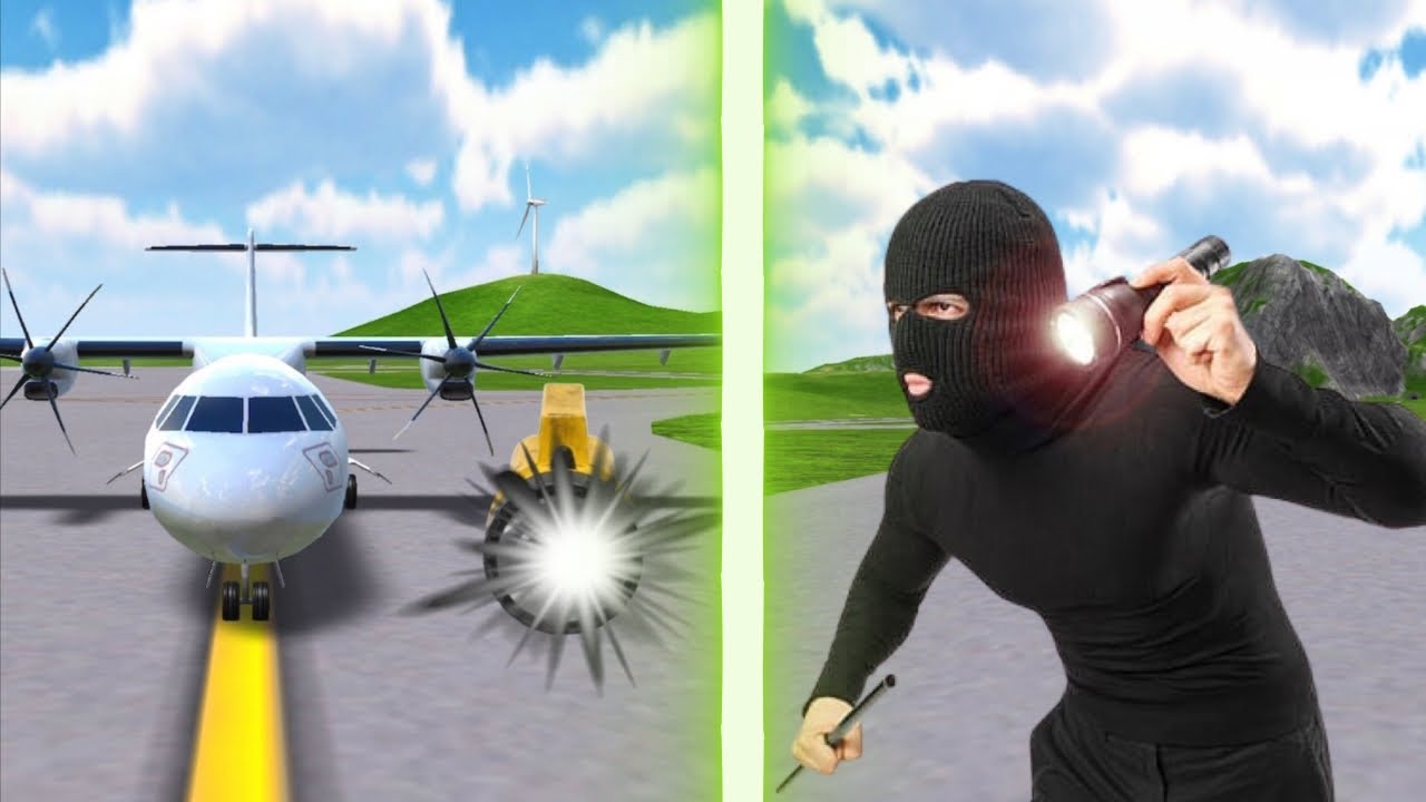 Worlds brightest flashlight VS Robber | TFS Skit/Aviation Shitpost ...