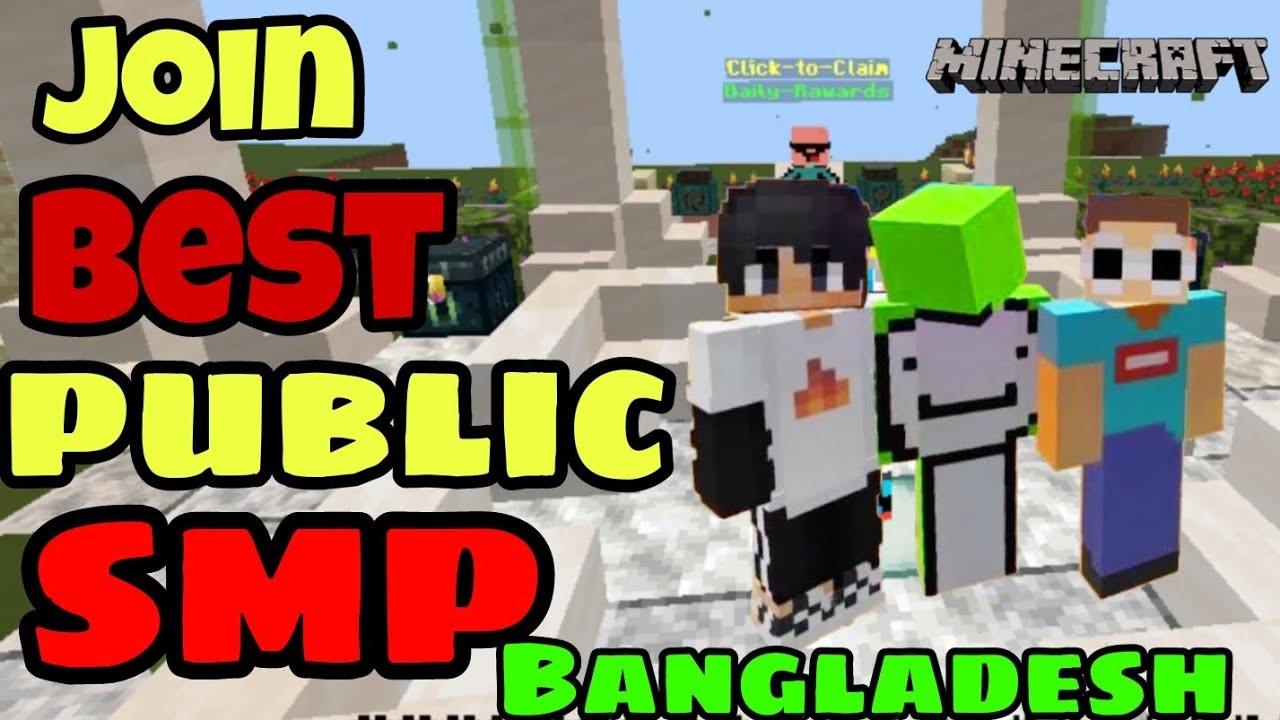 💎 Join Best Public Smp Server For Minecraft ⛏️ | Java + PE | 24/7 ...