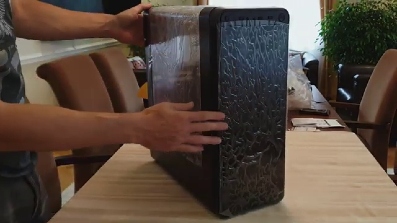 Thermaltake View 27 PC Case - UNBOXING - Gull-Wing Window ATX Mid-Tower ...