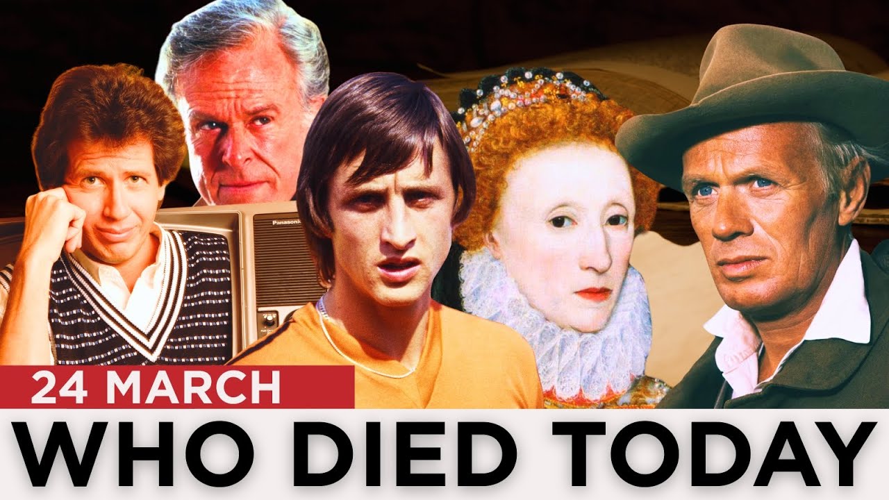 Who Died Today l Famous Deaths on This Day 24 MARCH - YouTube