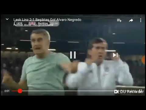 Beşiktaş-Lask Linz Goool Negredo