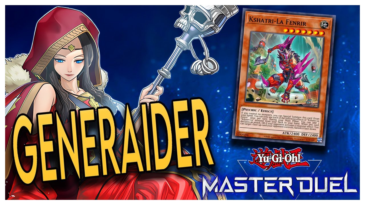 GENERAIDER GETTING STRONGER - Generaider Decklist Update + Replays! [Yu ...