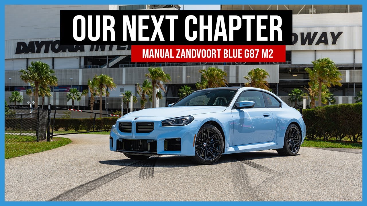 Our Next Chapter: The Manual Zandvoort Blue G87 M2 - YouTube