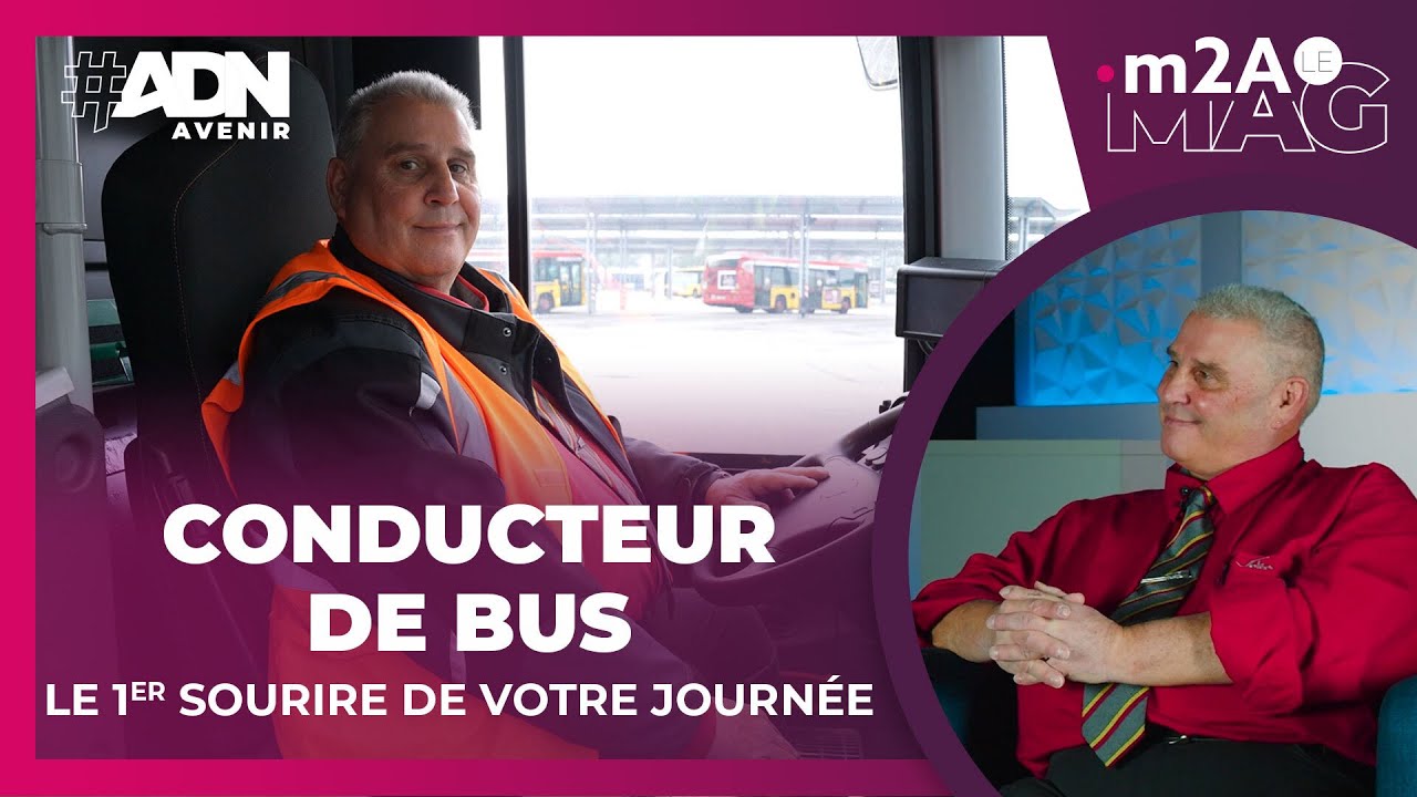 Conducteur de bus, le 1er sourire de votre journée - YouTube