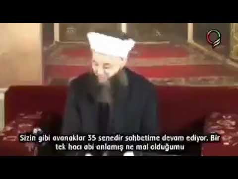 Cübbeli Ahmet, Sizin gibi avanaklar sohbetime devam ediyor. Bir tek hacı abi anlamış ne mal olduğumu
