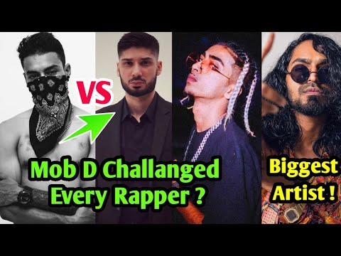 Mob D VS All Rappers ! Mob D Live Challenge For Every Rapper ! Emiway ...