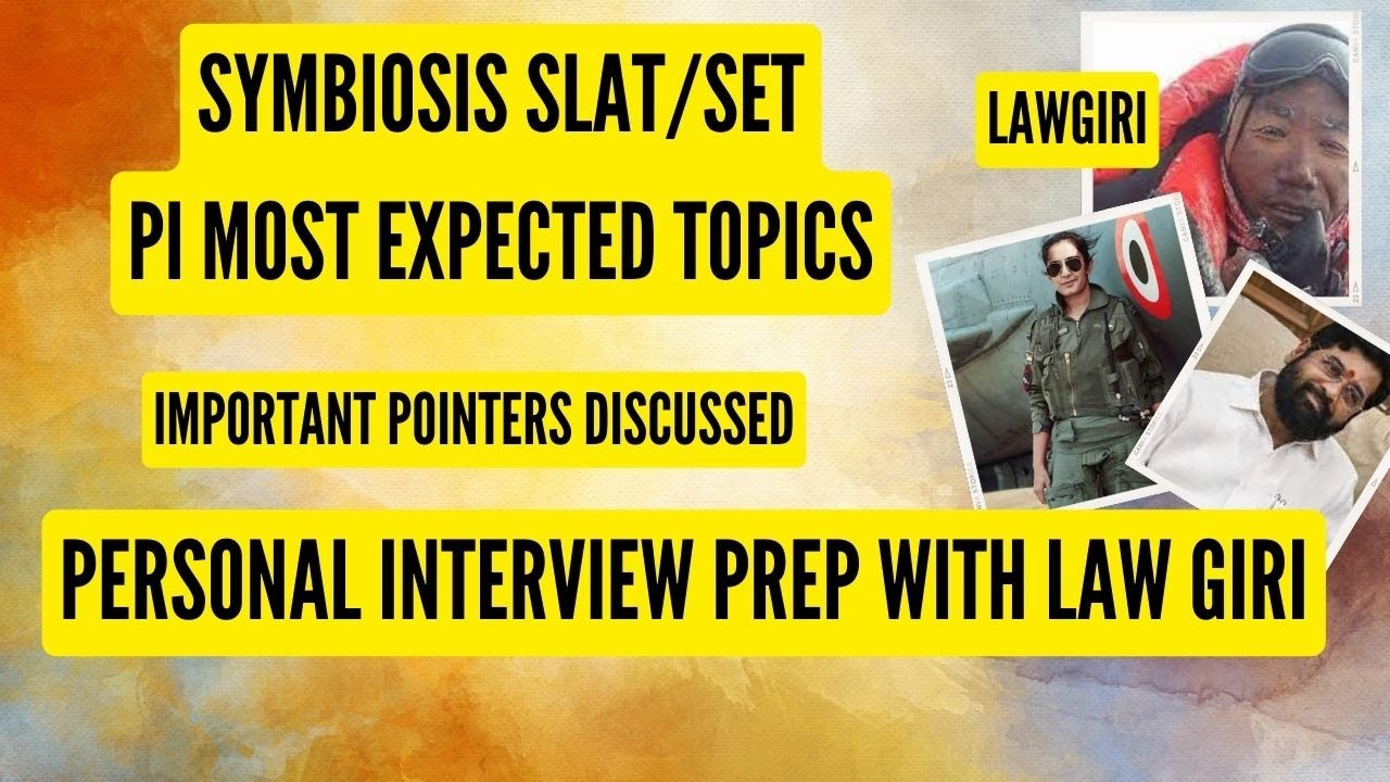 SLAT & SET Symbiosis PI & WAT Most Expected Topics Discussion - YouTube