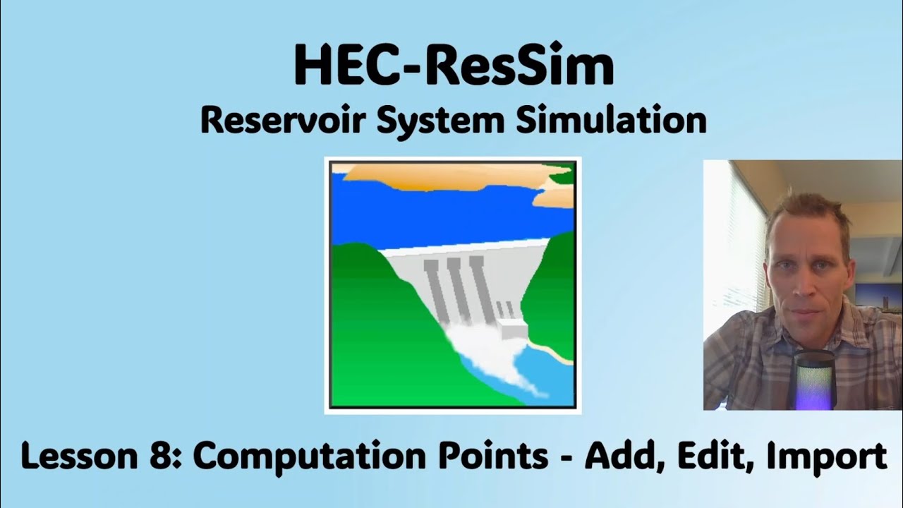 HEC ResSim Lesson 08 - Computation Points - Add, Edit, Import, Export ...