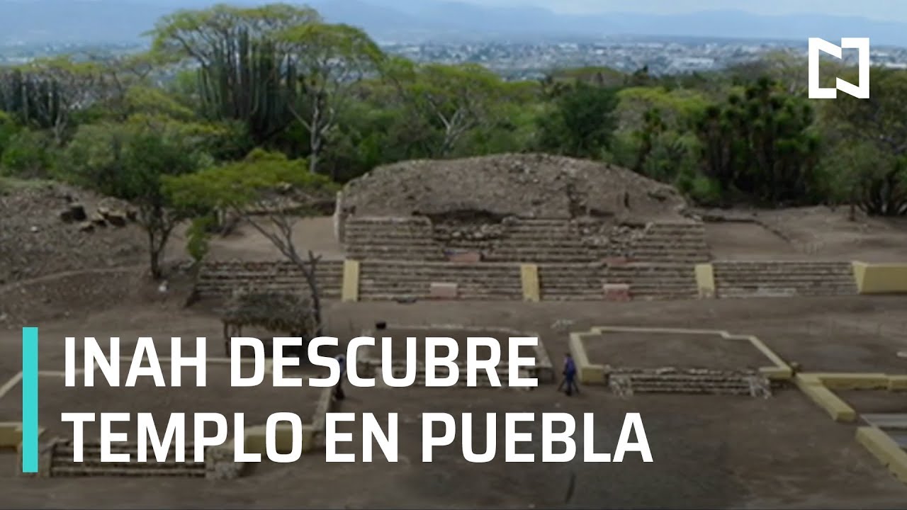 Arqueólogos del INAH descubren templo en Puebla - Las Noticias - YouTube