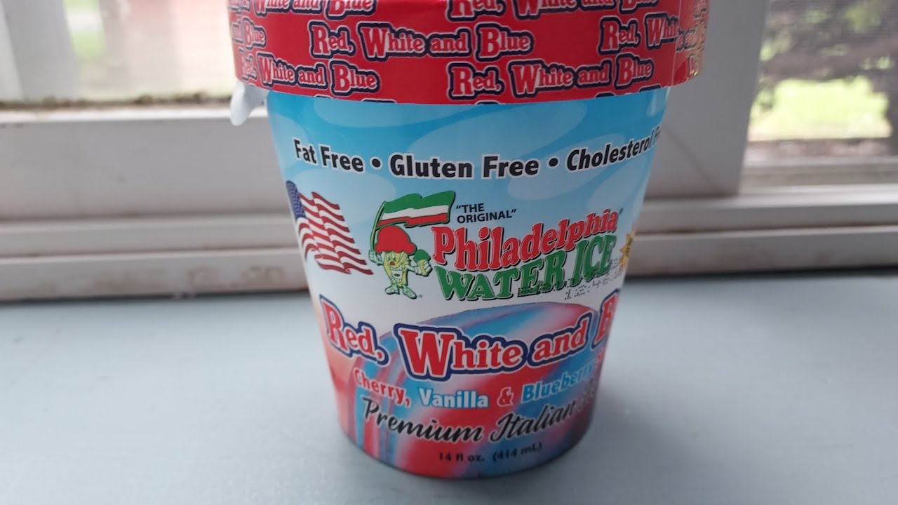 Josh's Snack & Candy Reviews Philadelphia Water Ice Red, White & Blue ...
