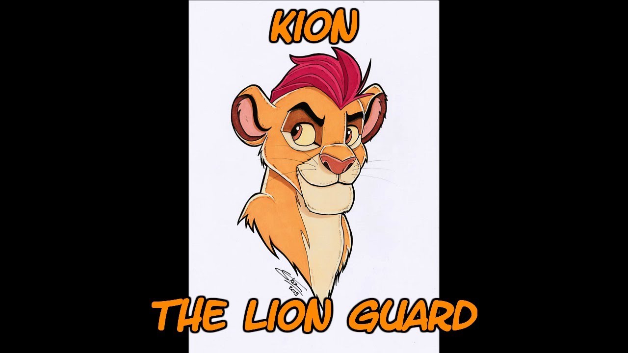KION - THE LION GUARD DRAWING / DISNEY - Dessin de Kion / "La garde du ...