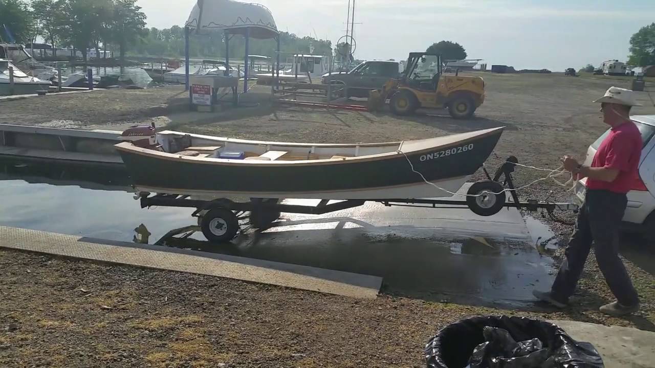 16' Carolina Dory Launch! - YouTube
