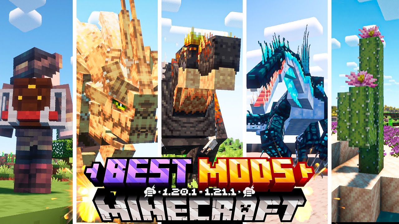 ⭐Top 10 Nuevos MODS para MINECRAFT ⭐1.20.1 - 1.21.1 - PARTE 7 - YouTube