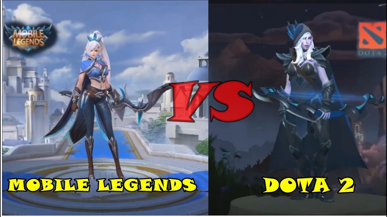 Mobile Legends vs Dota 2 | Same Hero and Skill Comparison - YouTube