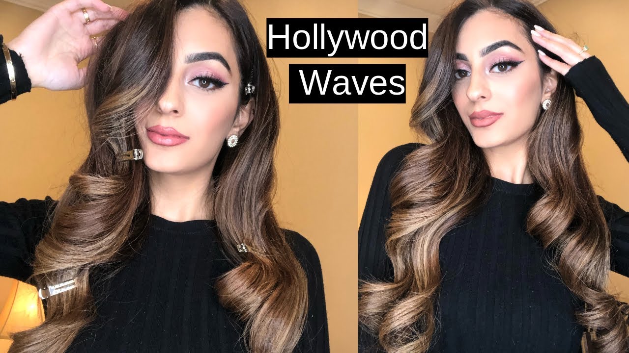 EASY OLD HOLLYWOOD WAVES TUTORIAL - YouTube