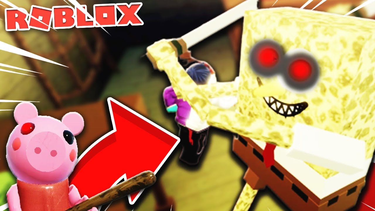 SPONGEBOB PAPUGUJE PIGGY?! Sponge Chapter 3 (Roblox Horror Games) - YouTube