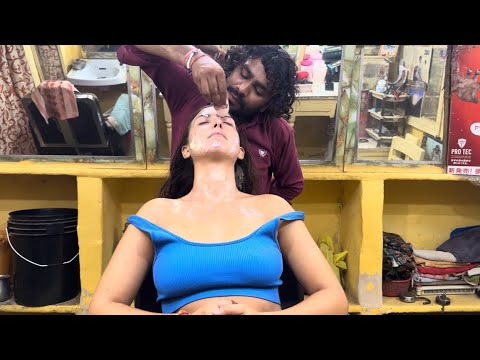 Relaxing And Sleep Inducing COSMIC Head Massage Junior Baba Sen Indian Massage 