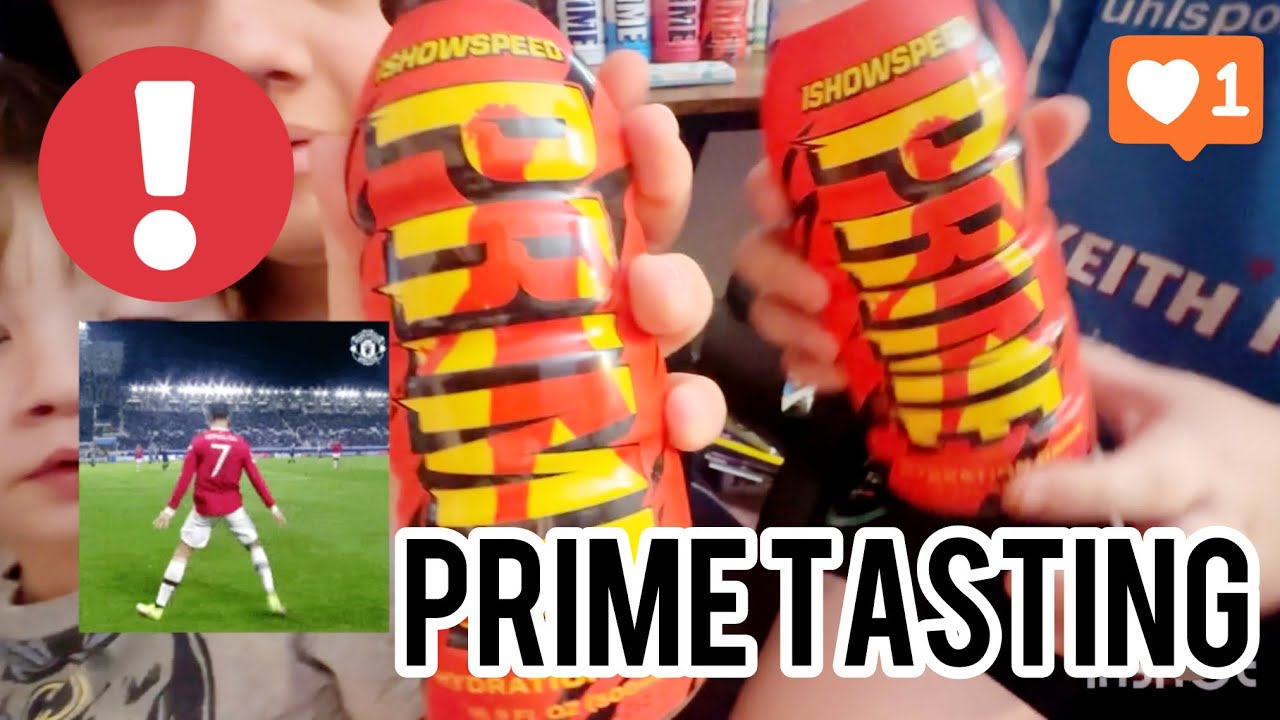 ISHOWSPEED PRIME TASTING!!!! - YouTube