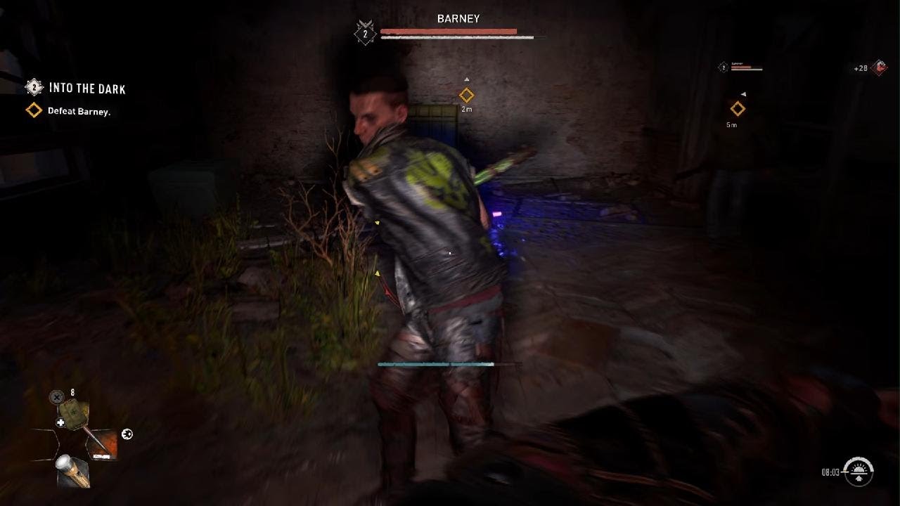 Barney Boss Fight, Metro Tunnel (Hard Difficulty) | Dying Light 2: Stay ...