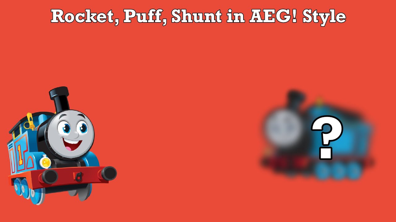Redrawing Rocket, Puff and Shunt in AEG! Style - YouTube