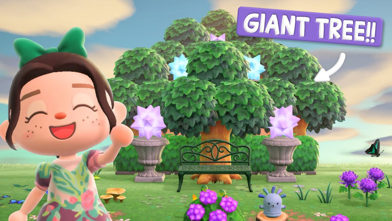 Giant Magical Tree Speed Build! 🌳 | Animal Crossing New Horizons - YouTube