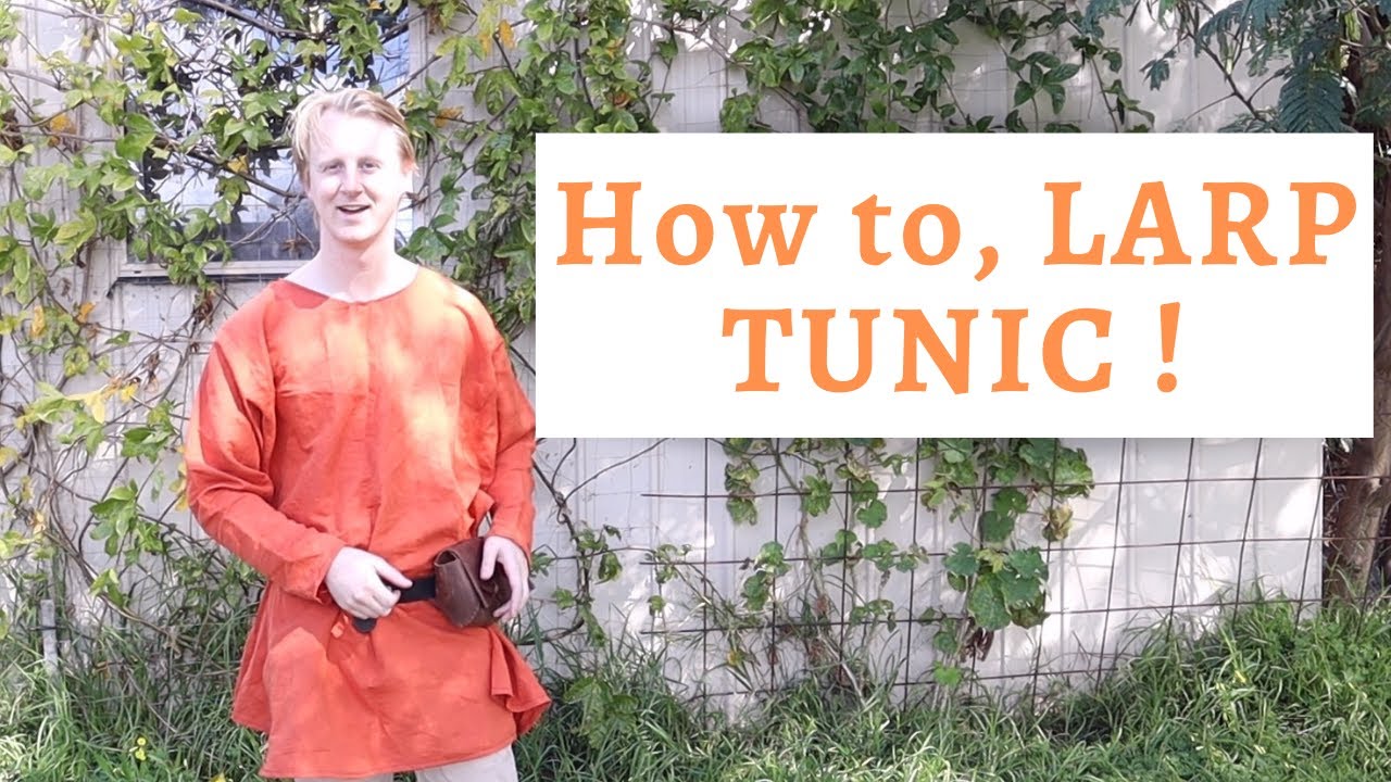 How to make a Medieval Tunic | Beginner LARP, Viking Kit, Costuming ...
