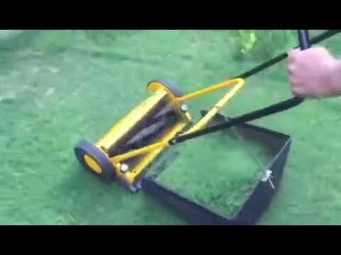 Manual Grass Cutting Machine - YouTube