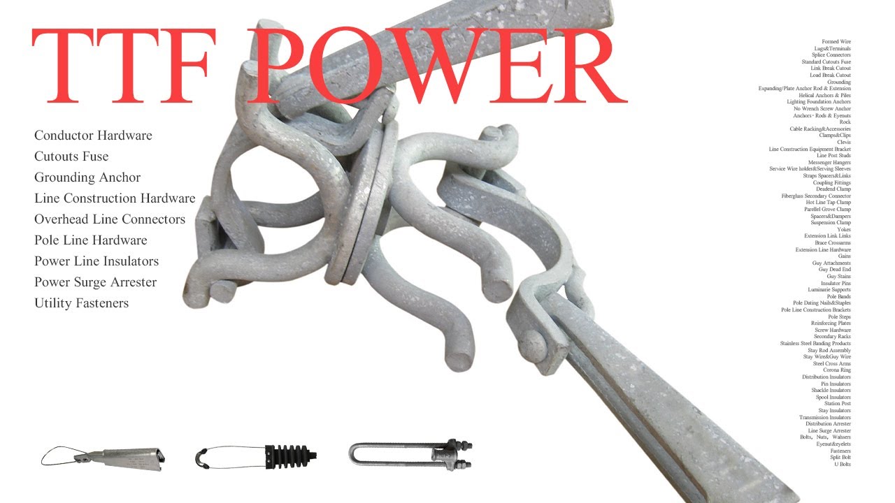 transmission line fittings - YouTube