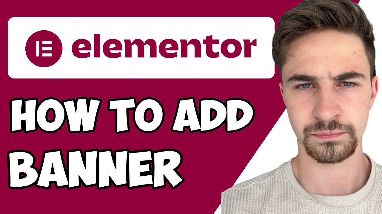 How to Add A Banner To Elementor Website 2024 - YouTube