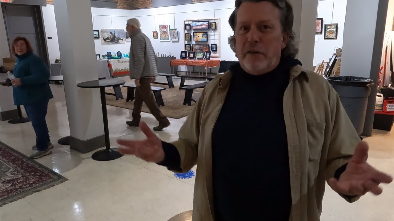 2024-12-05 Don Watts tour of Pump House Holiday Show - YouTube