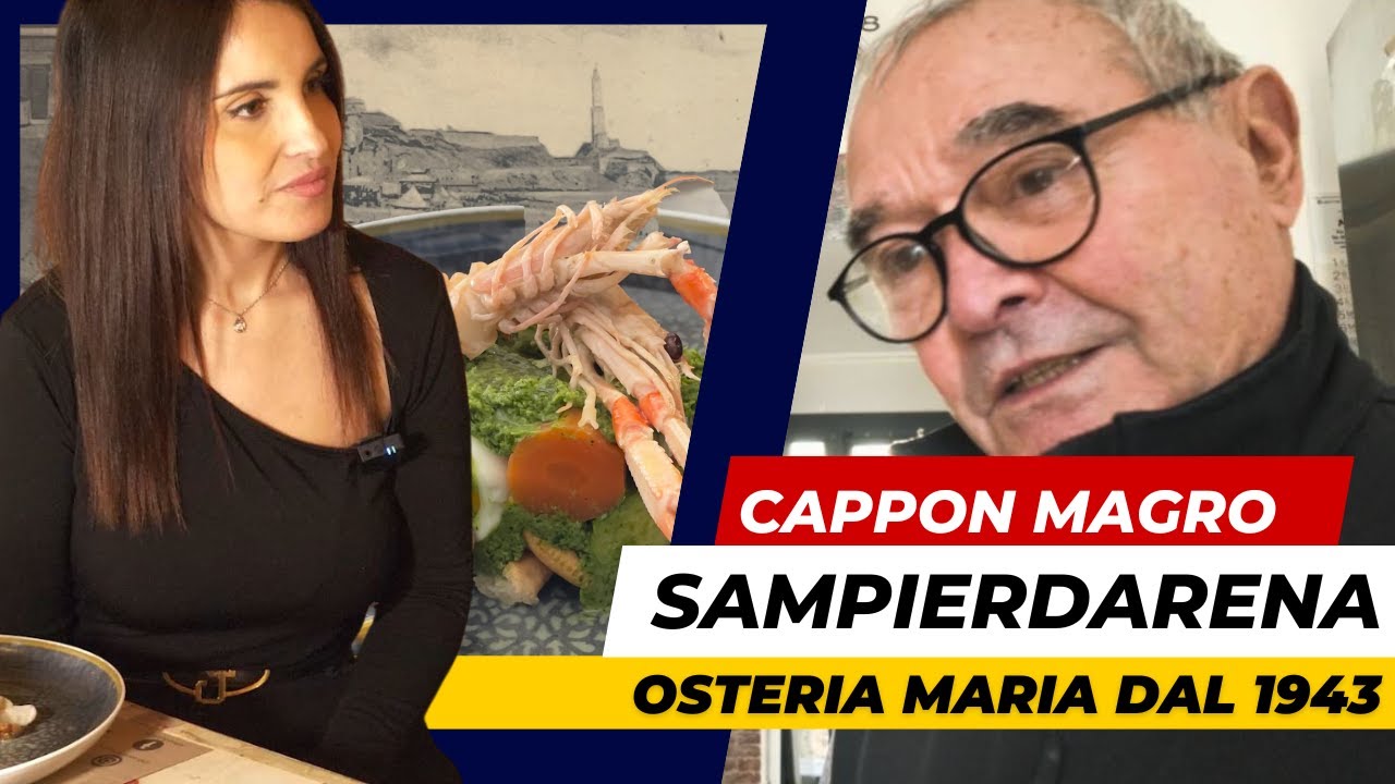 Franchino dell'Osteria Maria dal 1943 ci racconta un po' di Genova ...