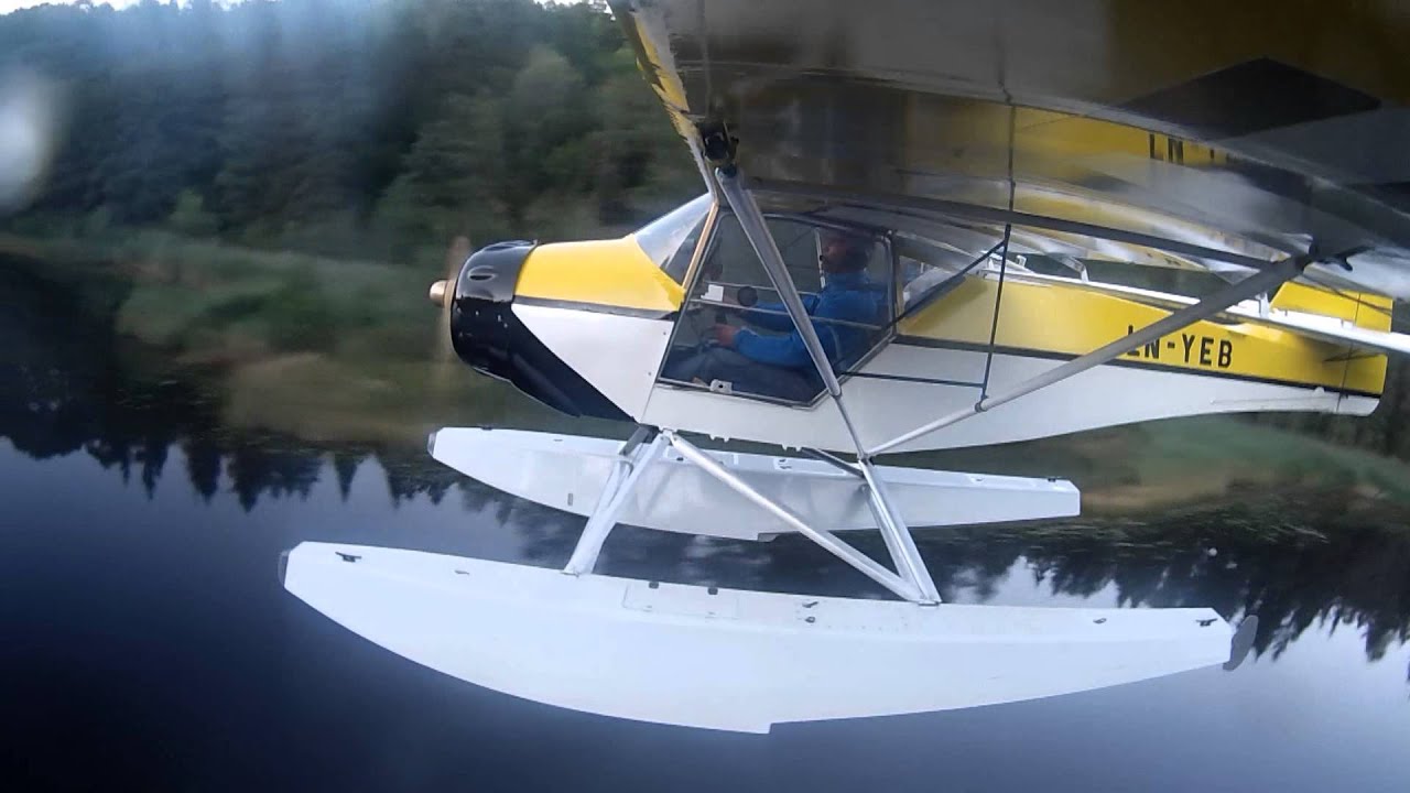 Kitfox with vw2300 water takeoff and landing - YouTube
